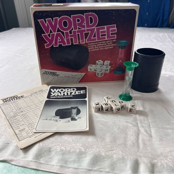 Milton Bradley | Toys | 98 Word Yahtzee Complete Game Milton Bradley ...